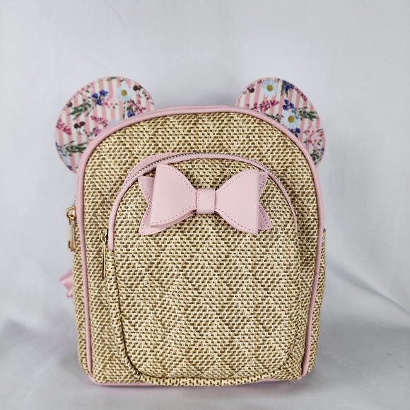 Bioworld | Bags | Disney Minnie Mouse Mini Backpack With Pink Bow And ...